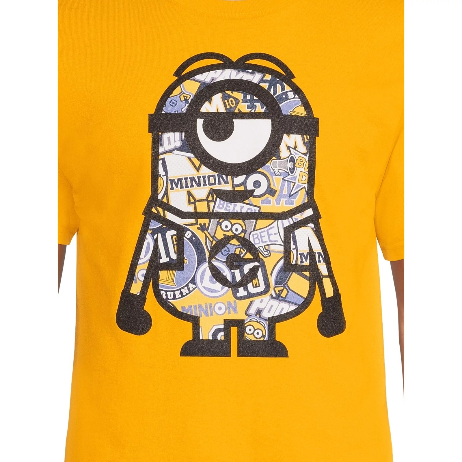 Illumination Minions Men's Yellow Graphic Tee Shirt Size XL | eBay