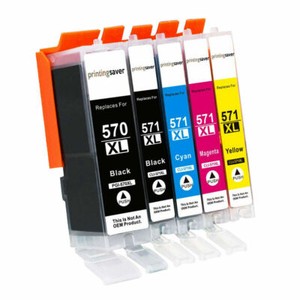 5 X Ink Cartridges For Canon TS5050 TS5051 MG5750 MG5751 MG6850 MG6851 ...