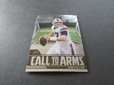 2021 Playoff Football Josh Allen Call to Arms Card #CA-JAL Chrome | eBay