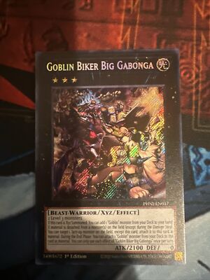 Goblin Biker Big Gabonga - PHNI-EN047 - Secret Rare - 1st Edition NM | eBay