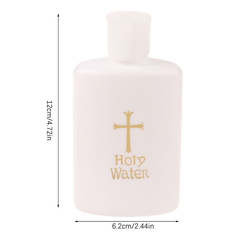 Easter Holy Water Bottles Gold For Cross Plastic Refillable Holy Water ...