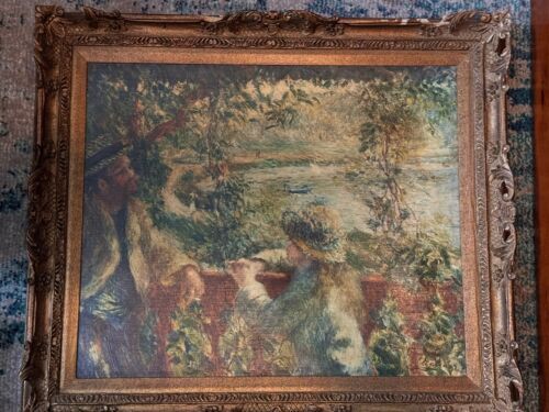 Pierre Auguste Renoir Painting On Canvas Vintage Art Work Reprint | eBay