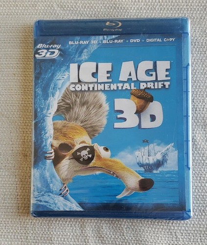 Ice Age: Continental Drift (Blu-ray/DVD, 2012, 3-Disc Set, Includes ...