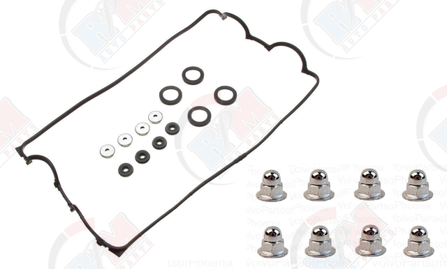 Valve Cover Gasket Set Made in Japan + 8 Nuts for Honda Acura B16 B18C ...