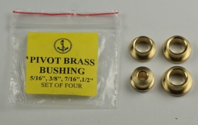 4x Grandfather Clock bushes brass pivot bush bushing mixed sizes spares ...