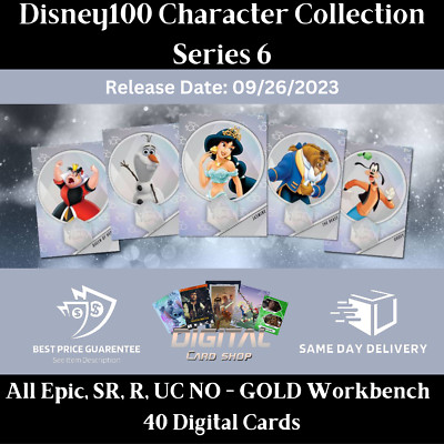Topps Disney Collect Disney100 Character Collection Series 6 Epic SR R ...