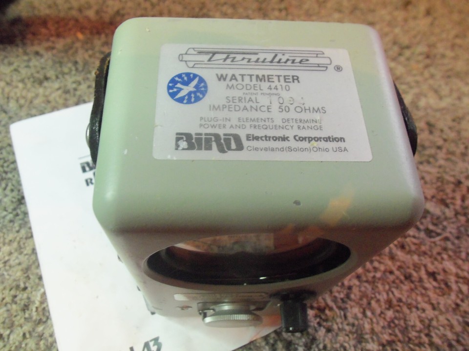 Bird 4410 Thruline Watt Meter / NICE / Bird 43 Type | eBay