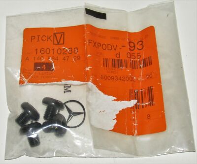 NEW GENUINE MERCEDES BENZ SCREW PACK OF 4 OEM PART NO. A 1409844729 | eBay