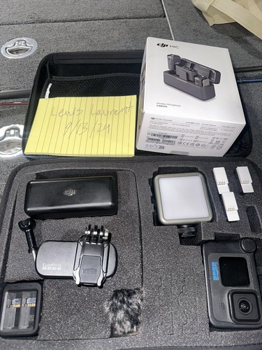 GoPro hero 12 Creator edition W/ DJI Wireless mic Set-Only Used Twice ...
