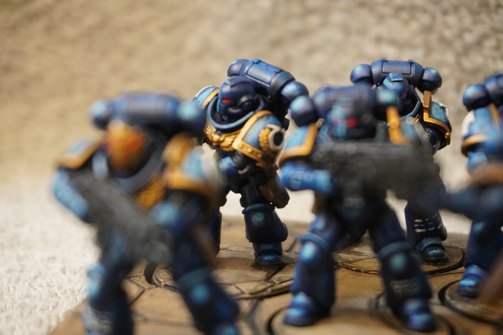 10 Ultra Space Marine Ultramarines Intercessors Painted Warhammer 40k ...