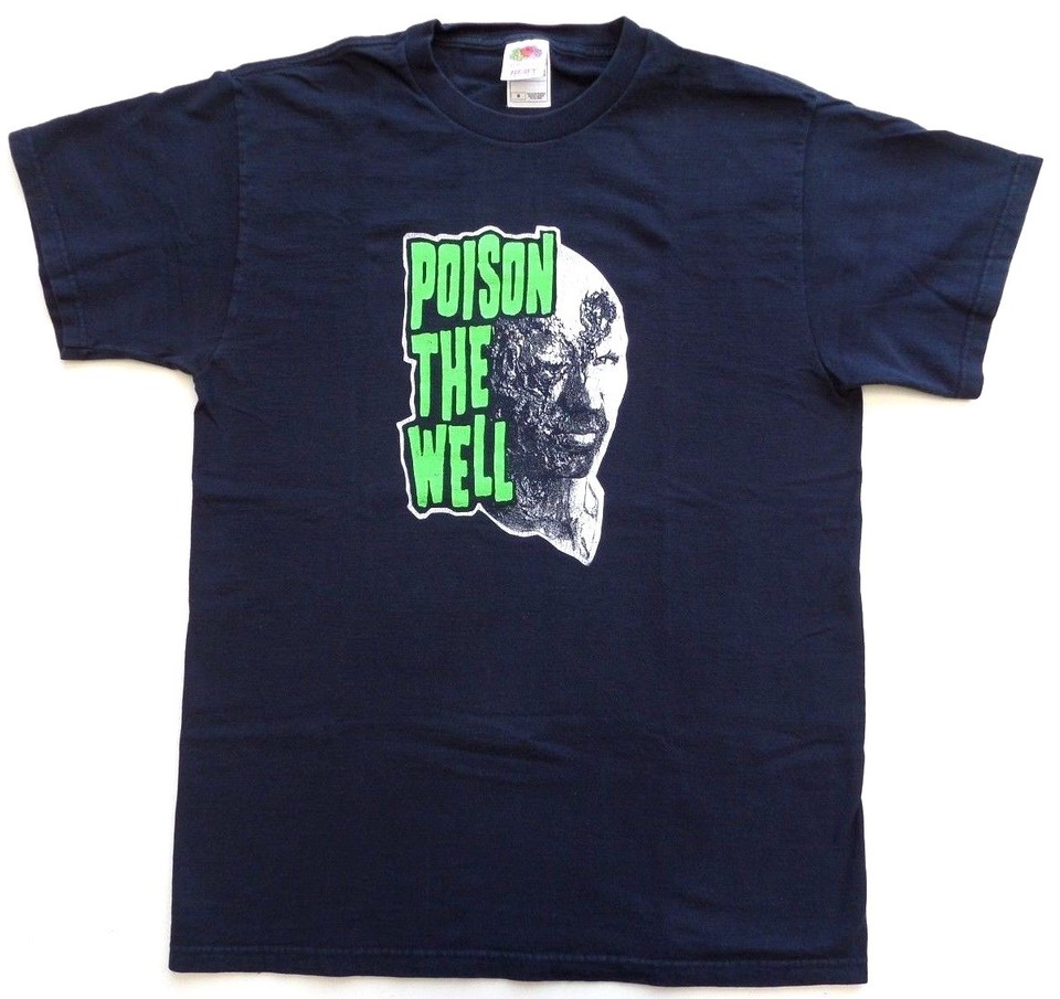 Poison The Well Zombie Dawn of the Dead Horror T Shirt M Metal Hardcore ...