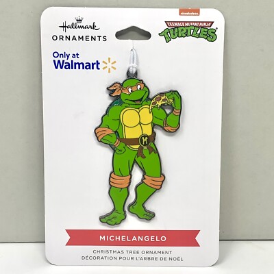 Hallmark Teenage Mutant Ninja Turtles Michaelangelo Christmas Ornament ...