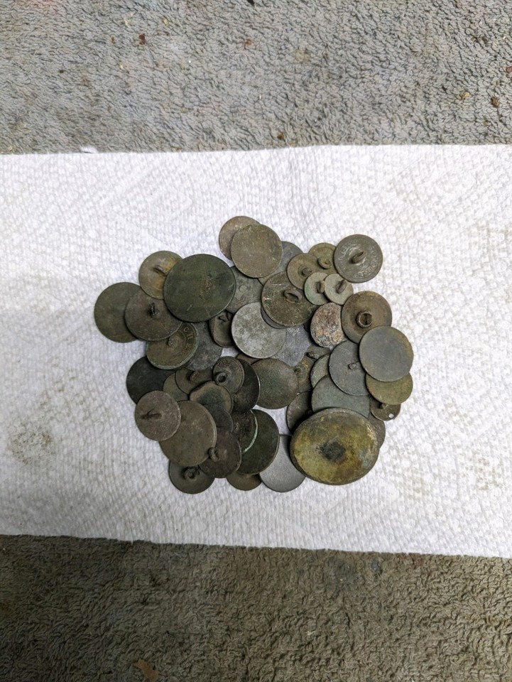 50 Dug Colonial And Civil War Era Buttons Relics | eBay