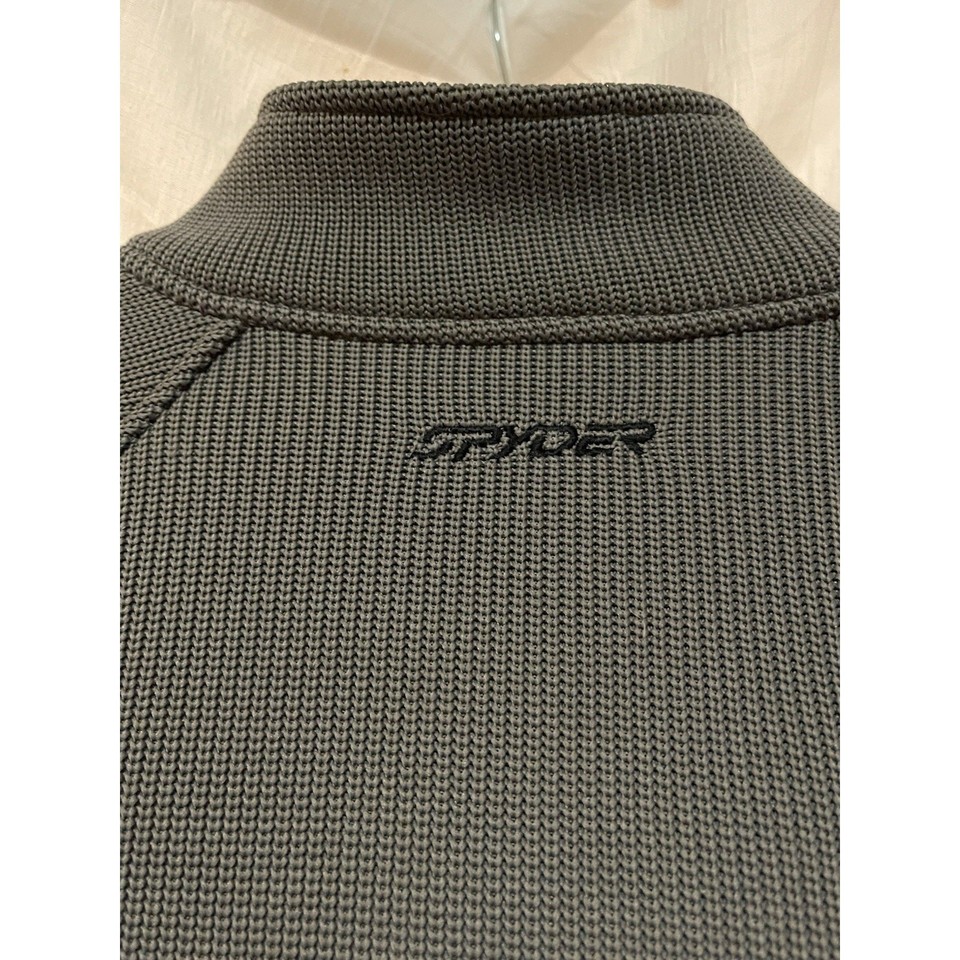 SPYDER Core Full Zip Jacket Men’s Large Heavyweight Black/Gray Sweater ...