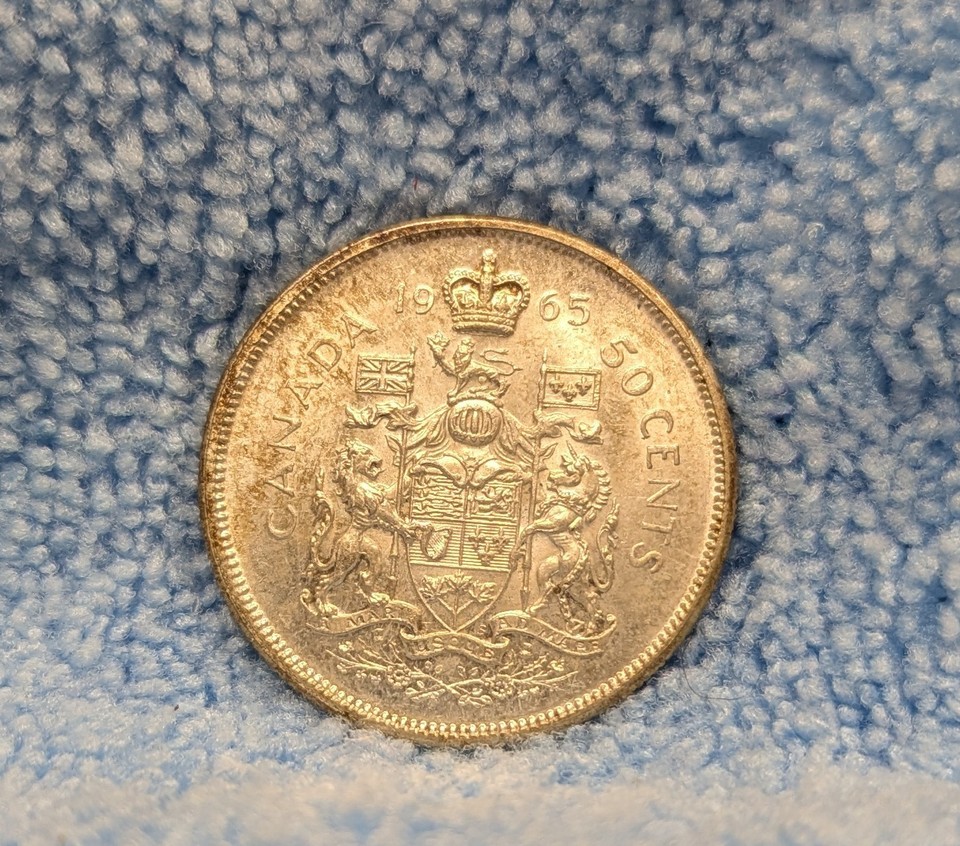 Canada - 50 Cents - 1965 - KM#56 - Silver .800 | eBay