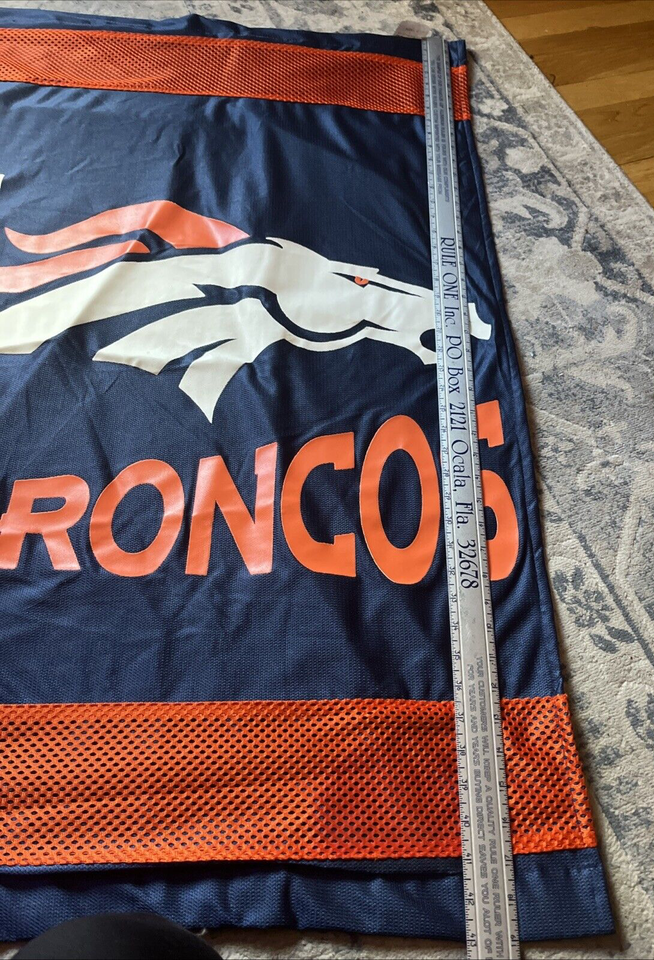 Denver Broncos Vertical Banner Flag 43 x27 | eBay
