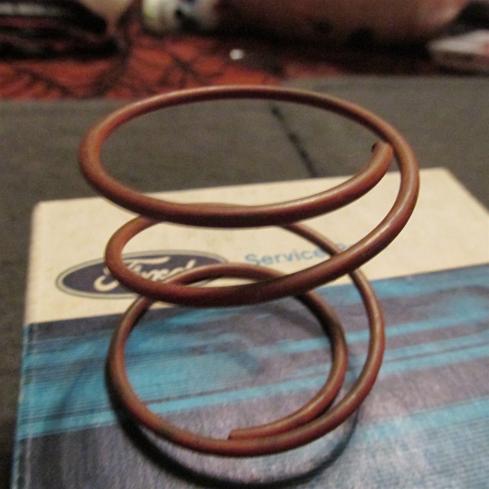 NOS 1963 1964 FORD GALAXIE FAIRLANE FALCON HORN RING SPRING ASSEMBLY ...