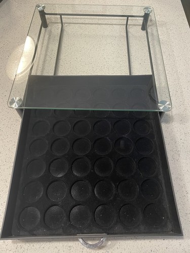 Tempered Glass Drawer, Holds 42 Coffee Capsule Organizer for Original ...
