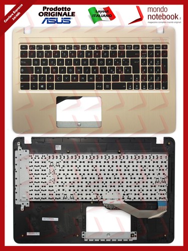 Clavier Italien Avec Top Boîtier ASUS K540UA K540BA K453UA F540UV F540UB F540UA 8059573001046 | eBay