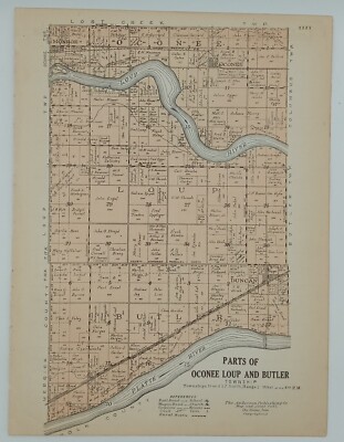AR, IA, KS, LA, MO, NE - County Nebraska Plat Book