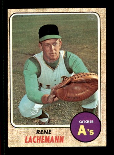1968 Topps #422 Rene Lachemann EX/EX+ Athletics 564573 | eBay