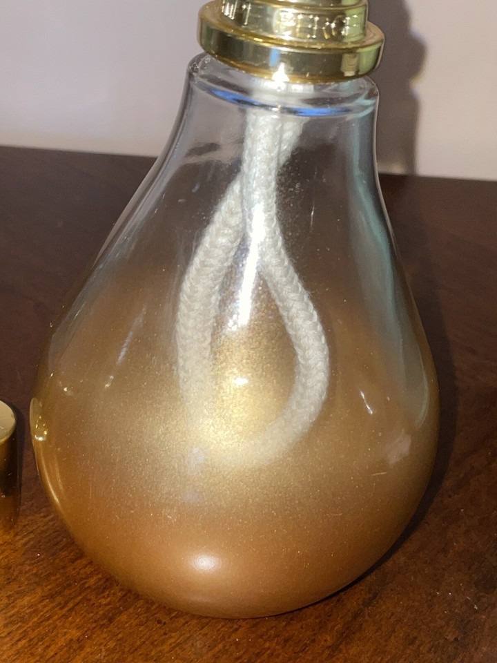 LAMPE BERGER FRANCE Gold to Clear Smooth GLASS BULB + WICK | eBay