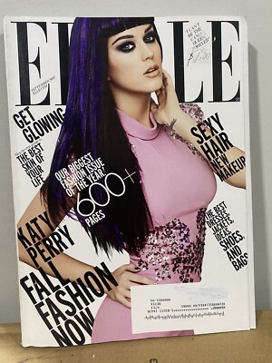 KATY PERRY - ELLE Magazine Sept 2012 - 600 Pages - RARE New | eBay