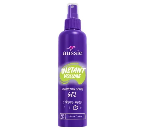 Aussie Instant Volume Volumizing Spray Gel Wavy Hair and Straight Hair ...
