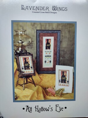 LAVENDER WINGS "All Hallows Eve" Cross-Stitch Chart | eBay