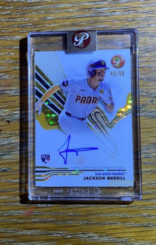 2024 Topps Pristine Jackson Merrill Gold Auto RC /50 | eBay