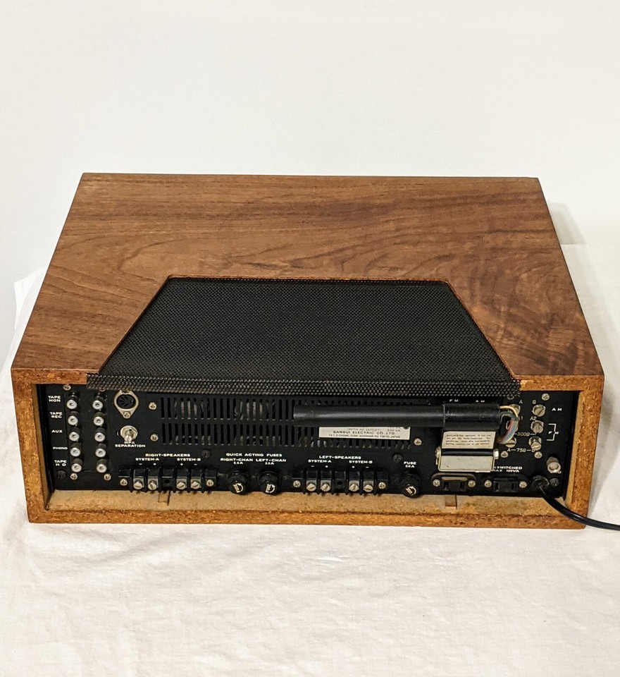 Sansui 2000 Stereo Tuner Amplifier / Receiver w/ Orig Manual Paperwork ...