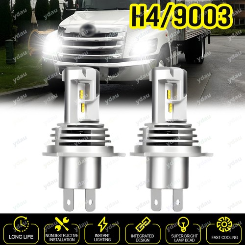 WHITE H4 LED REPLACEMENT Headlight Bulbs Kit for Hino 145 165 185 258 ...