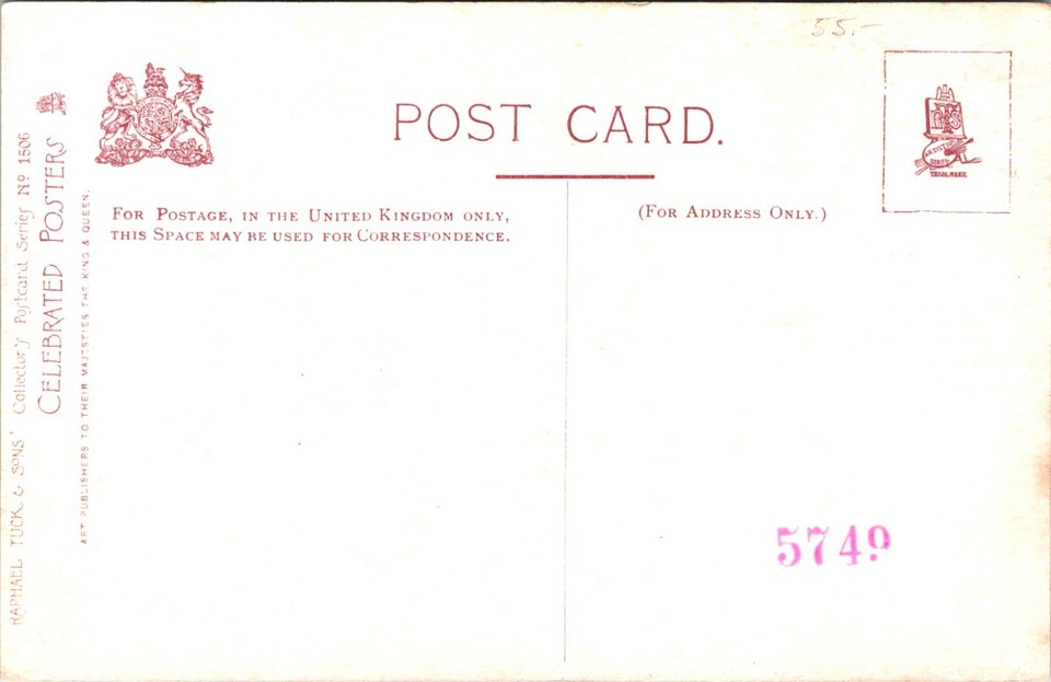 Raphael Tuck Advertising Postcard Celebrated Posters JAMES BUCHANAN ...