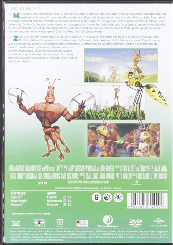 Antz (DVD) (US IMPORT) | eBay UK
