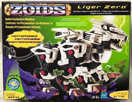 2001 Brand New Old Stock Hasbro Zoids #041 Motorized Liger Zero Factory ...