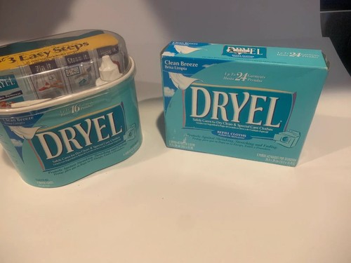 Dryel Home Dry Cleaning Primary Kit - 16 Garments NEW & Refill 6 Dryer ...