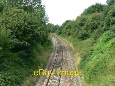 Photo 6x4 Railway, from the bridge at New Town, Talaton Newtown/SY0699 ...