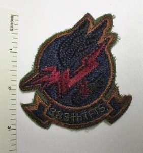 US AIR FORCE 389th TFTS TAC FIGHTER TRAINING SQUADRON PATCH Subdued ...