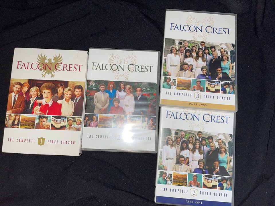 Falcon Crest TV Series DVD Lot Complete Seasons 1, 2, 3 (Parts 1 & 2 ...