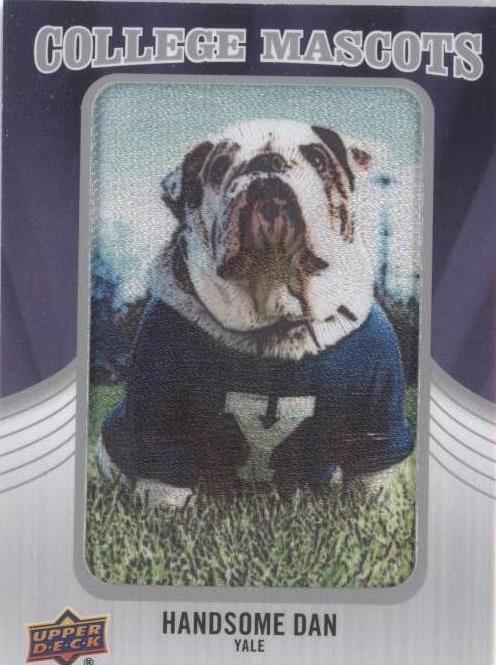 2012 Upper Deck - College Mascots Manufactured Patch Yale Bulldogs #CM ...