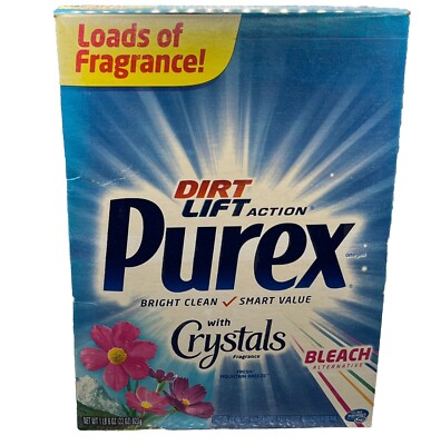 2 PUREX DIRT LIFT ACTION Crystals FRESH MOUNTAIN BREEZE Laundry ...