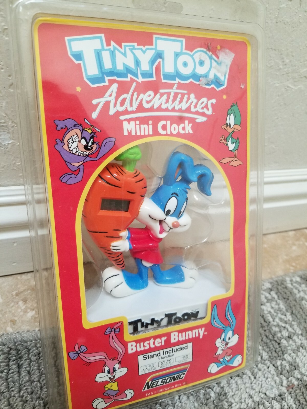 Tiny Toon Adventures Vintage Mini Clock Buster Bunny - 1990 Nelsonic | eBay