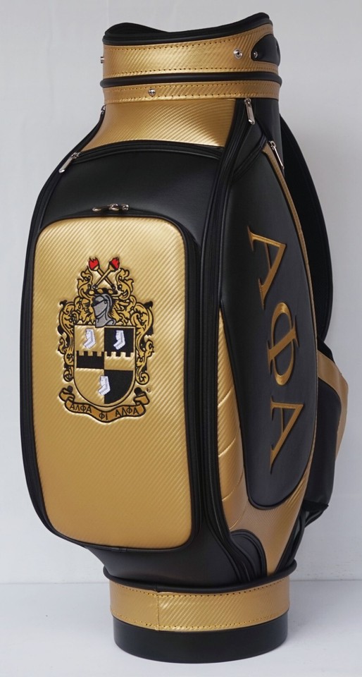 ALPHA PHI ALPHA Fraternity Golf Bag - customized with your name, logo ...