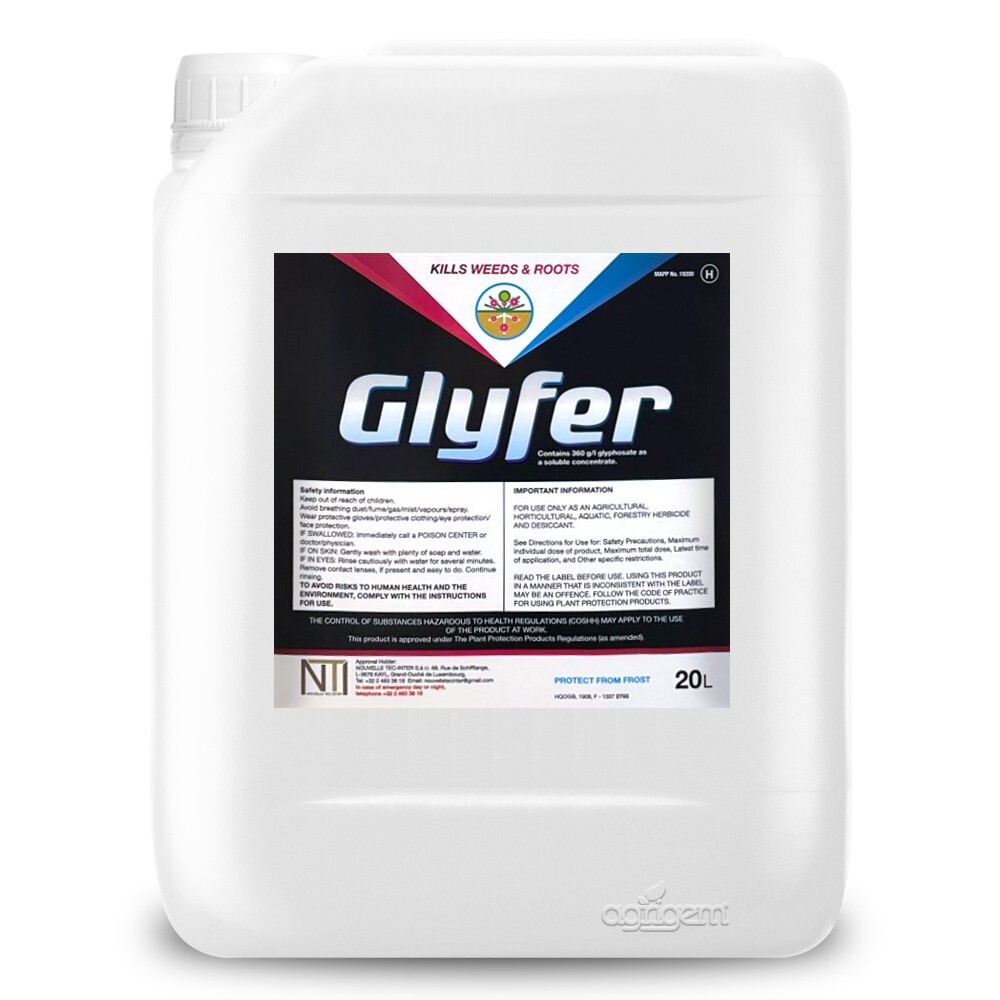 20L Glyphosate - 360g/L TOTAL HERBICIDE | Grelly UK