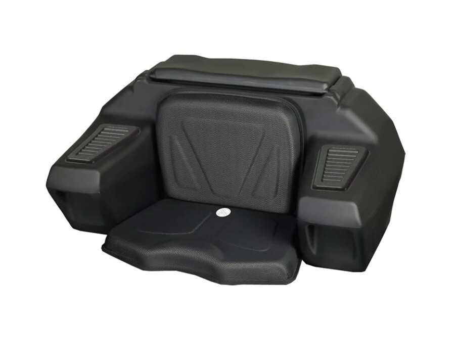 Kolpin ATV Rear Passenger Seat Cargo Storage Trunk Box Luggage Lounger ...