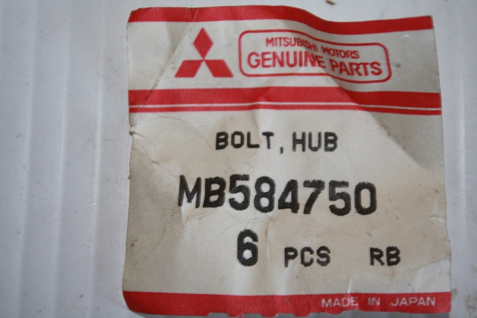MITSUBISHI MB584750 REAR WHEEL LUG STUD 1989-1993 DODGE RAIDER RAM 50 ...
