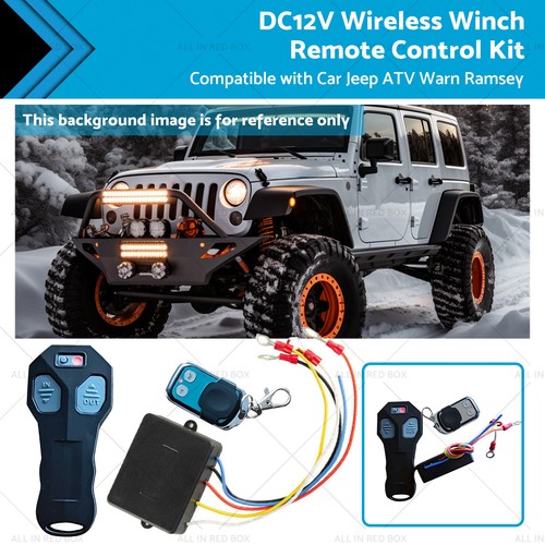 DC12V Wireless Winch Remote Control Kit Suitable for Car Jeep ATV Warn ...