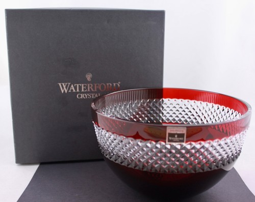 WATERFORD CRYSTAL JOHN ROCHA RUBY RED 8” BOWL - MIB | eBay