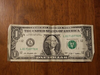 RARE TRINARY NOTE FANCY 017 2009 L 017107770 K | eBay