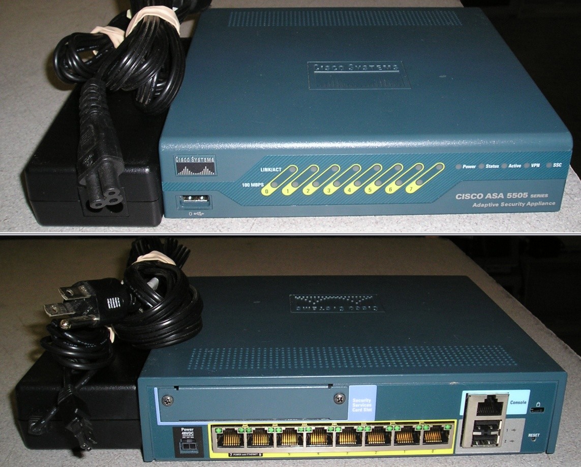 CISCO CCNA CCNP ASA 5505 SECURITY LAB FIREWALL ASA5505-BUN-K9 with Lab ...